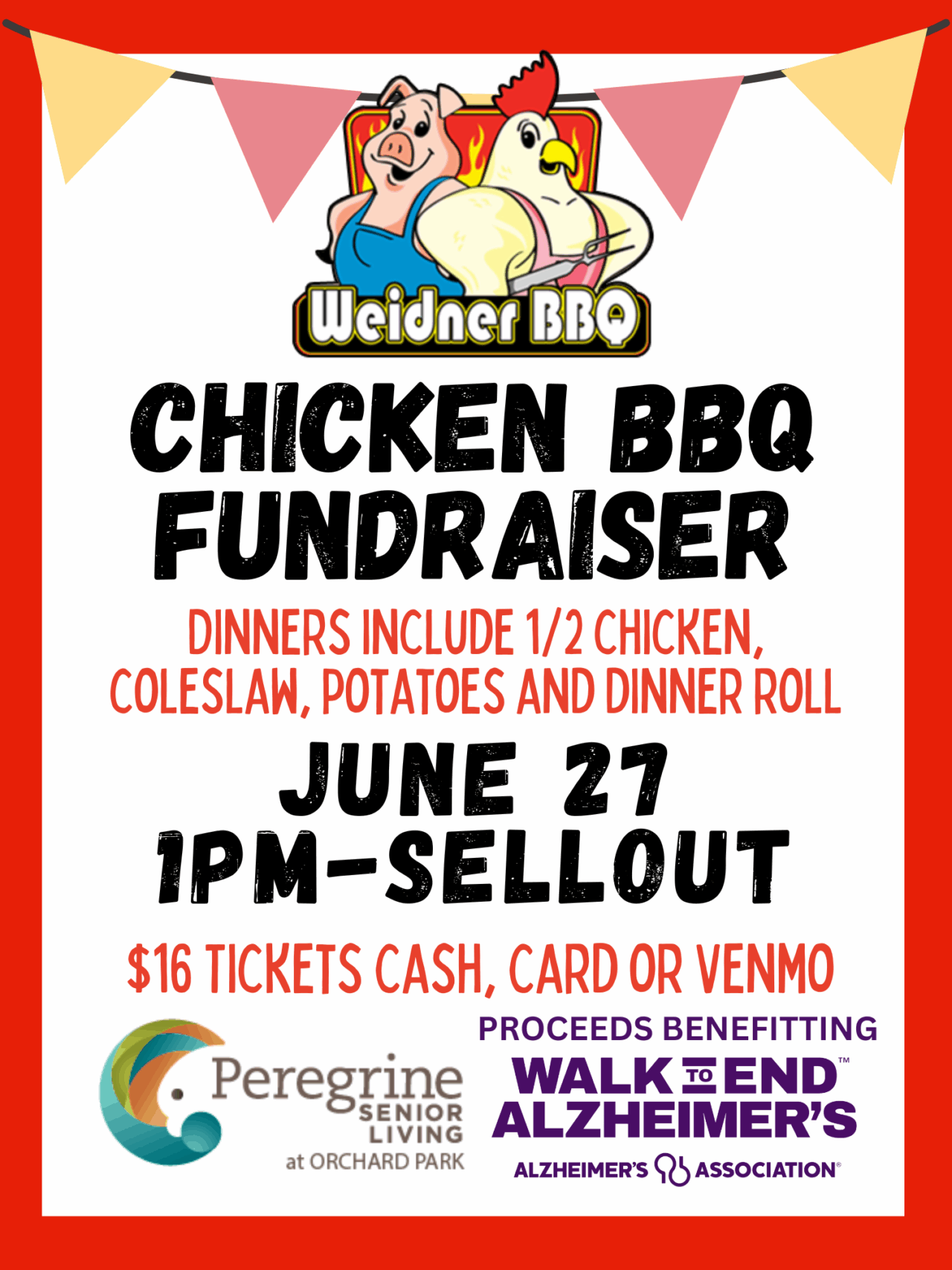 Peregrine Orchard Park – Chicken BBQ Fundraiser | Network In Aging